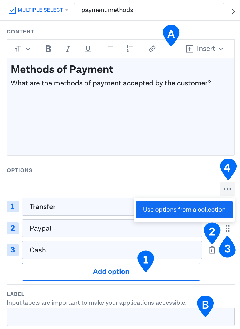 Ask to choose one or more option(s) with Multiple Select – BRYTER ...