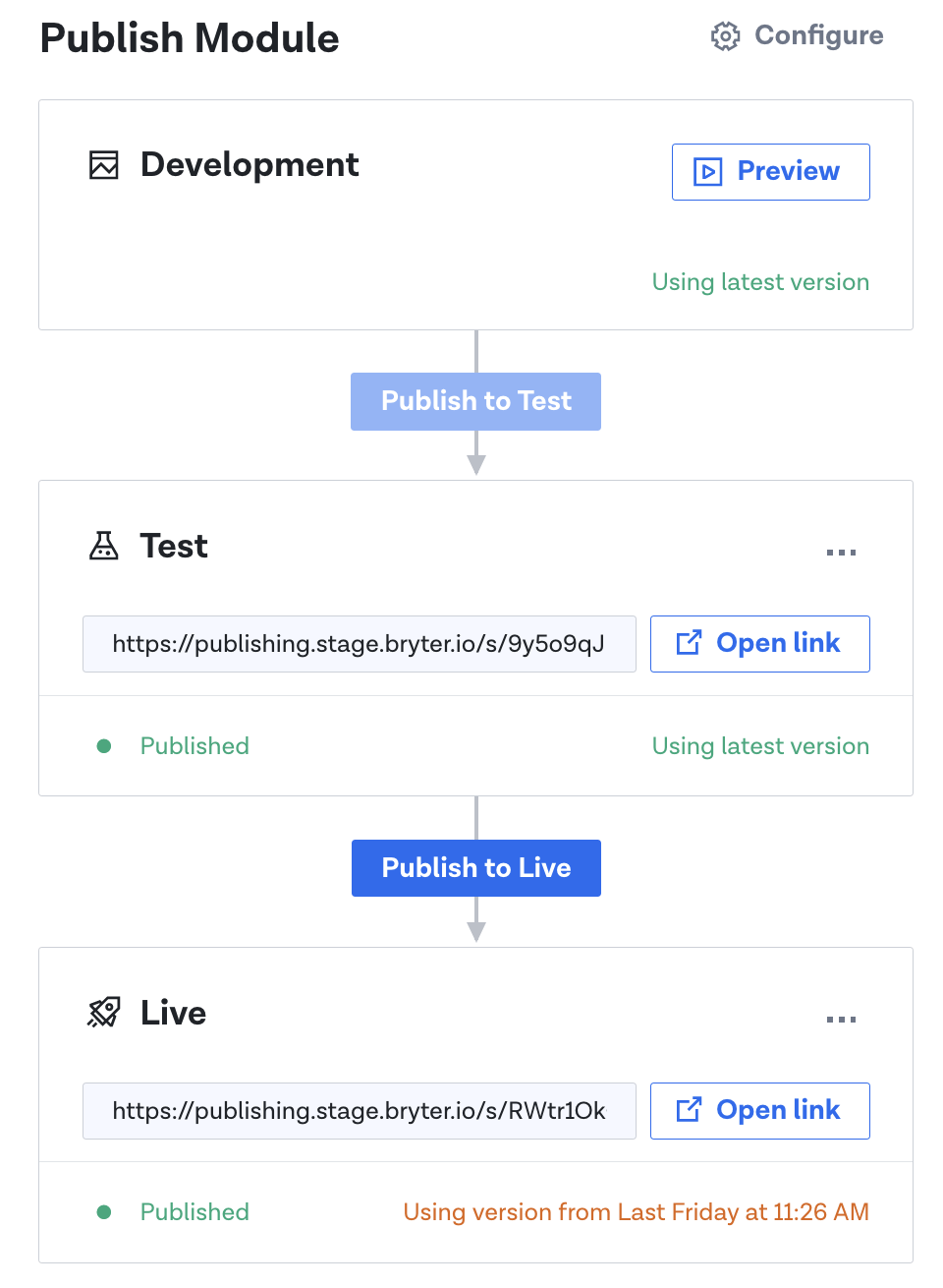 Introduction to Environments – BRYTER | Help Center