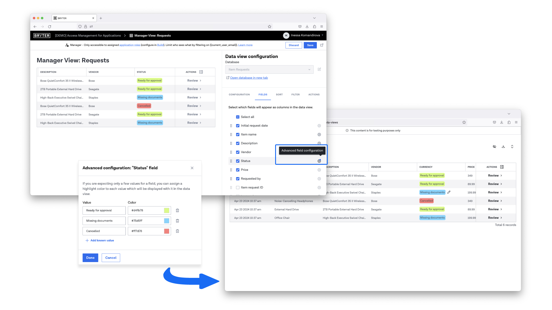 Configure Color Highlighting In Text Fields Within Data Views Bryter Help Center