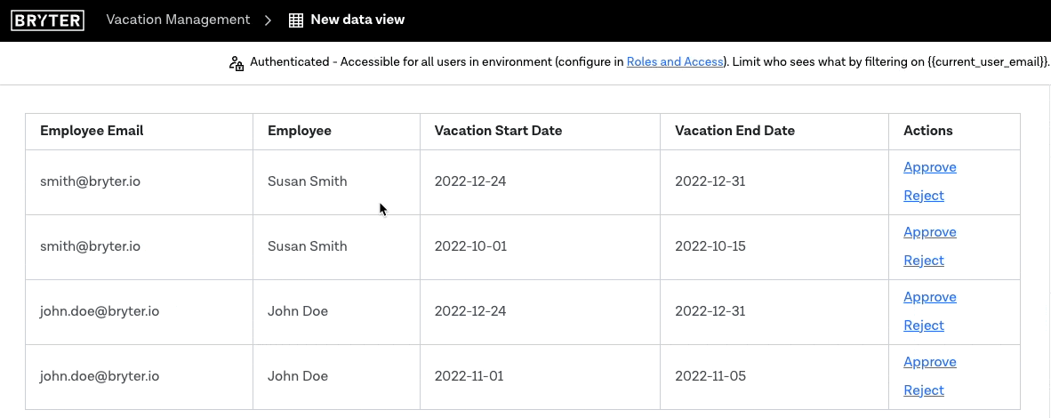 Set up a Data View – BRYTER | Help Center