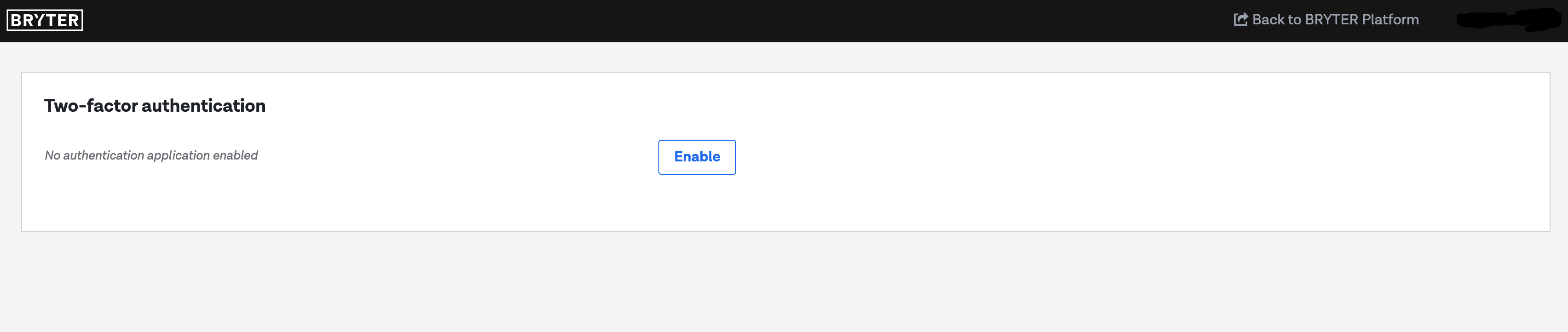 Multi Factor Authentication (MFA / 2FA) on BRYTER – BRYTER | Help Center